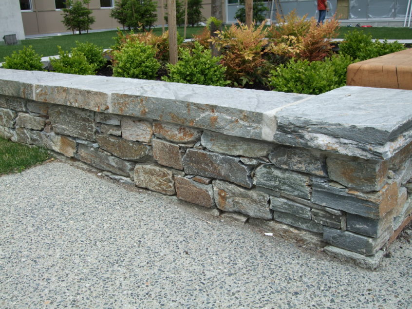 Natural Stone Landscaping Wall