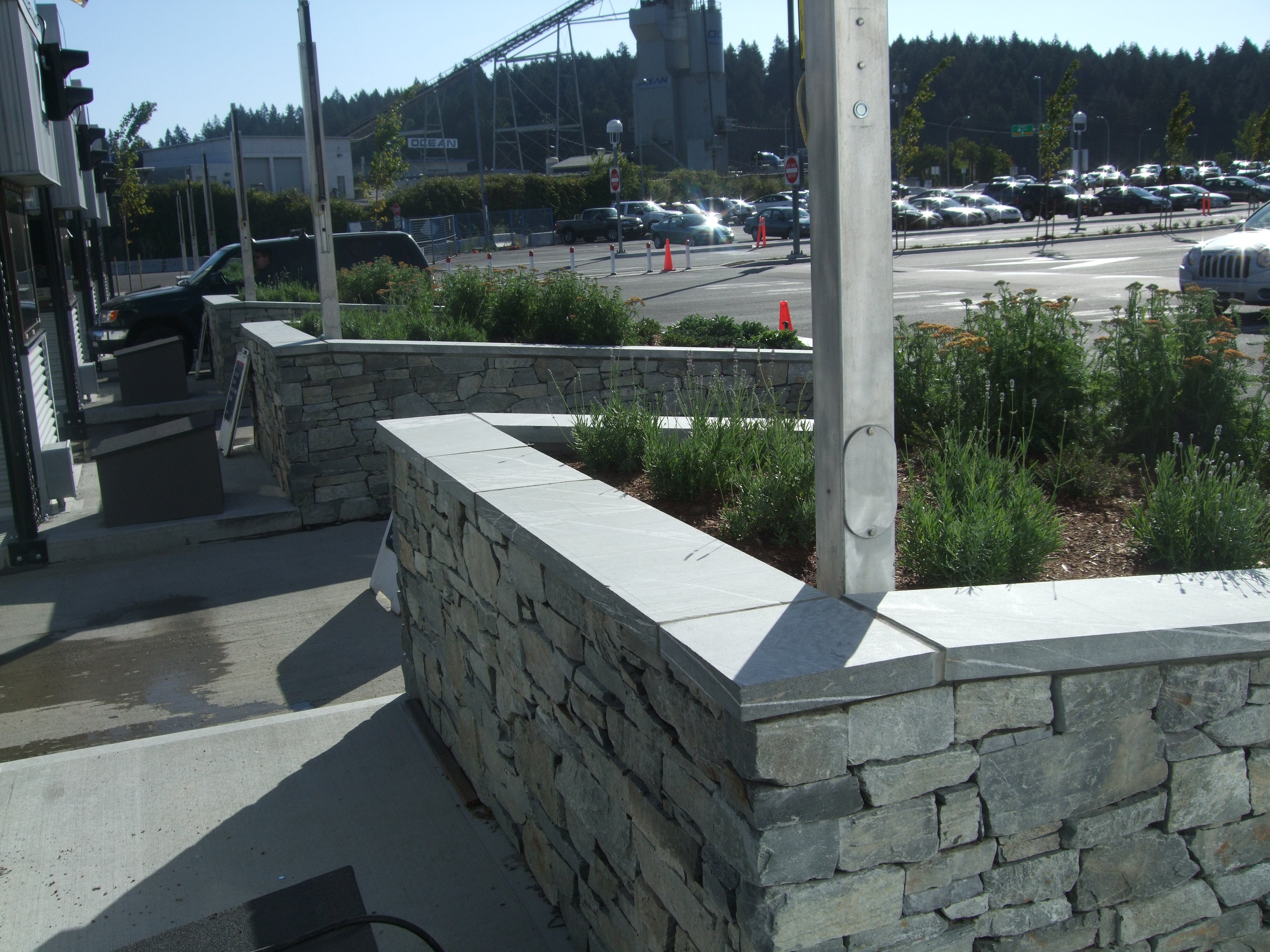 Ocean Pearl Cut Top Wall Cap | K2 Stone