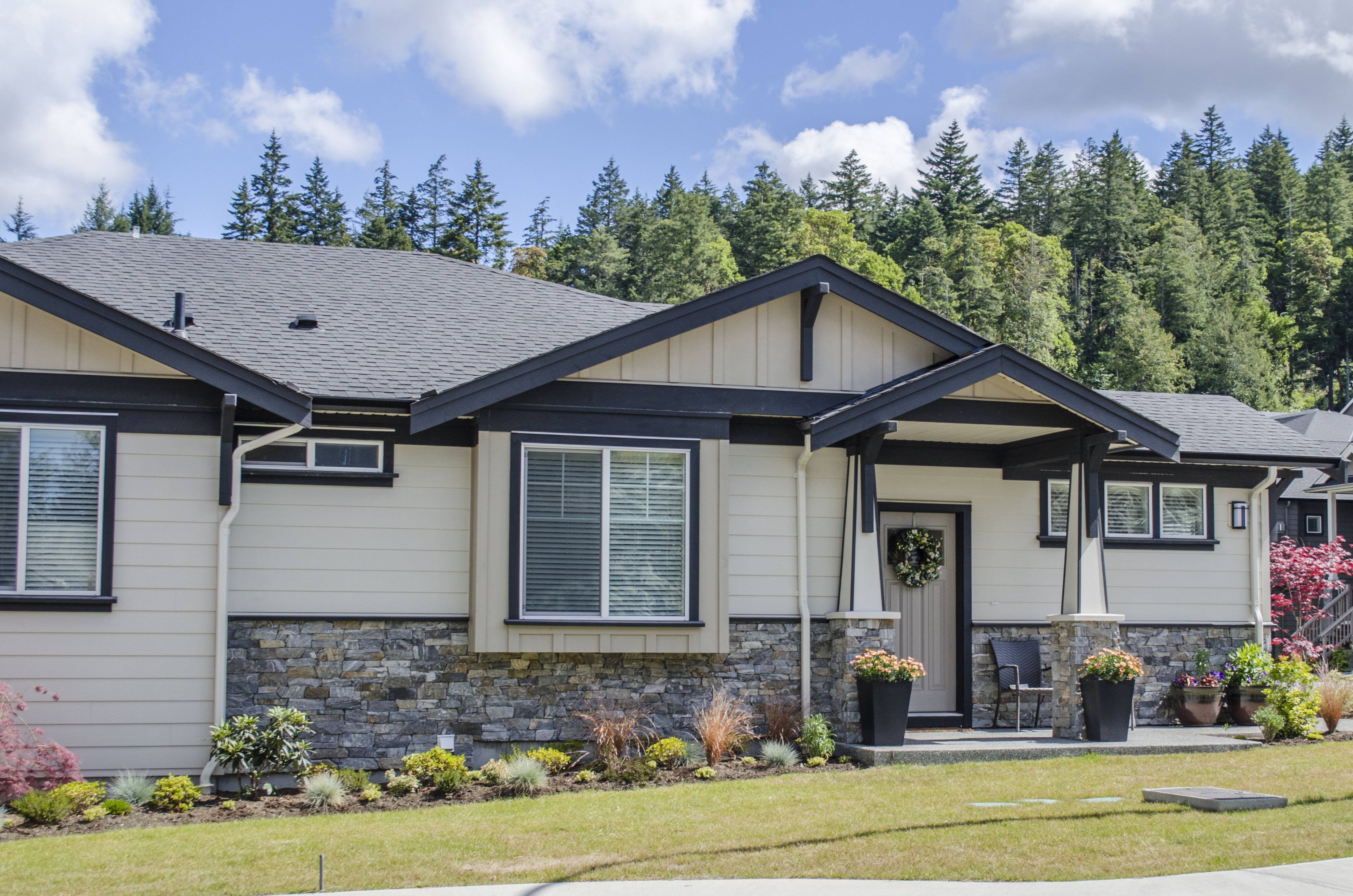 Rancher with Exterior Stone Skirting | K2 Stone
