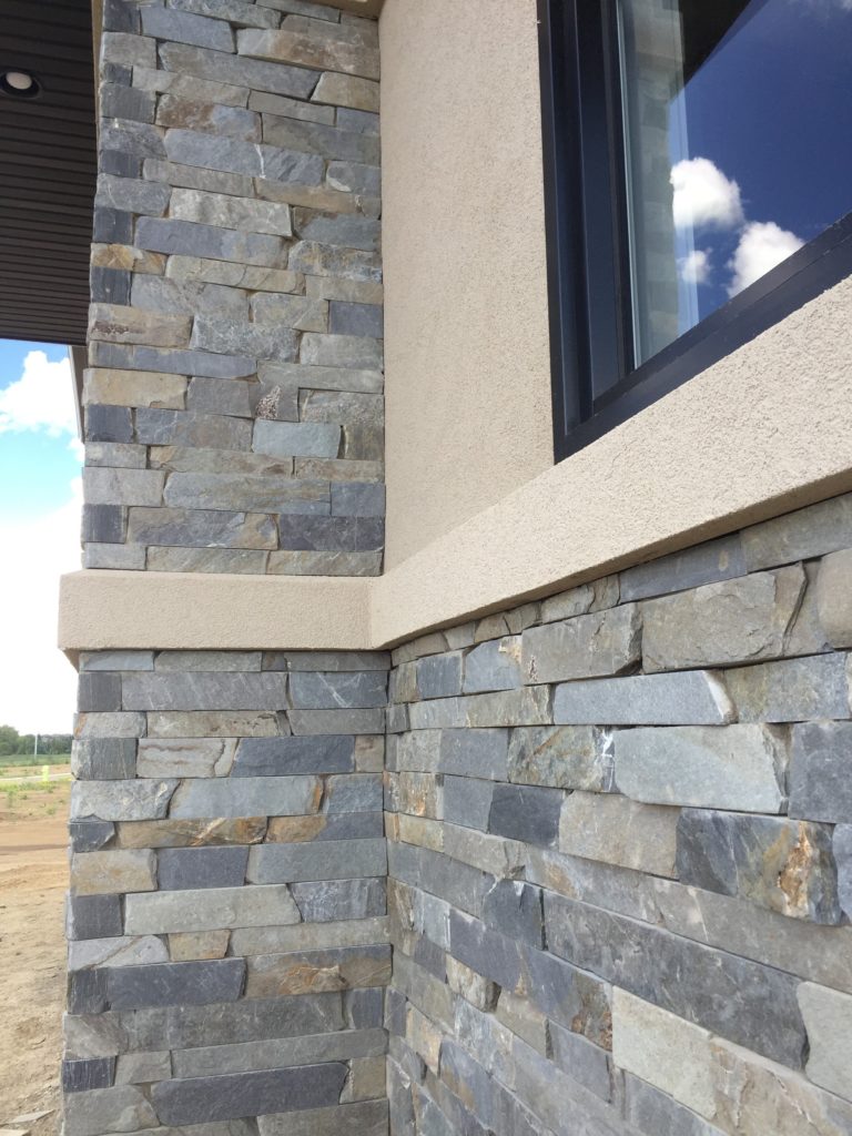 Full Range Ashlar on Stucco Exterior