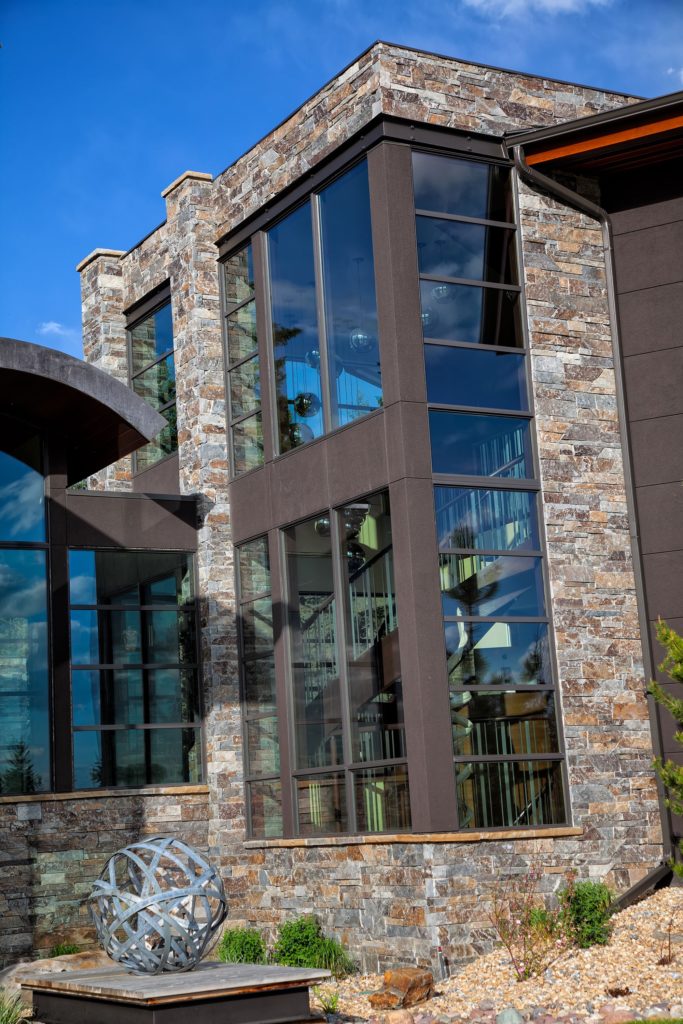 Modern Stone Exterior Walls