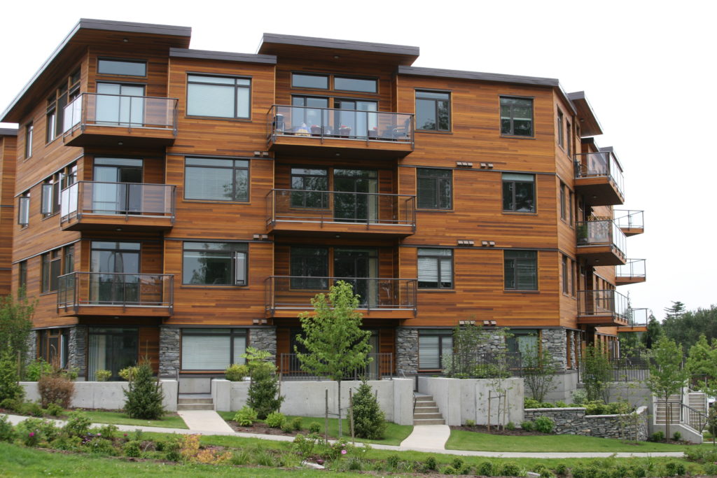 Wood Condo Building Stone Exterior Columns | K2 Stone